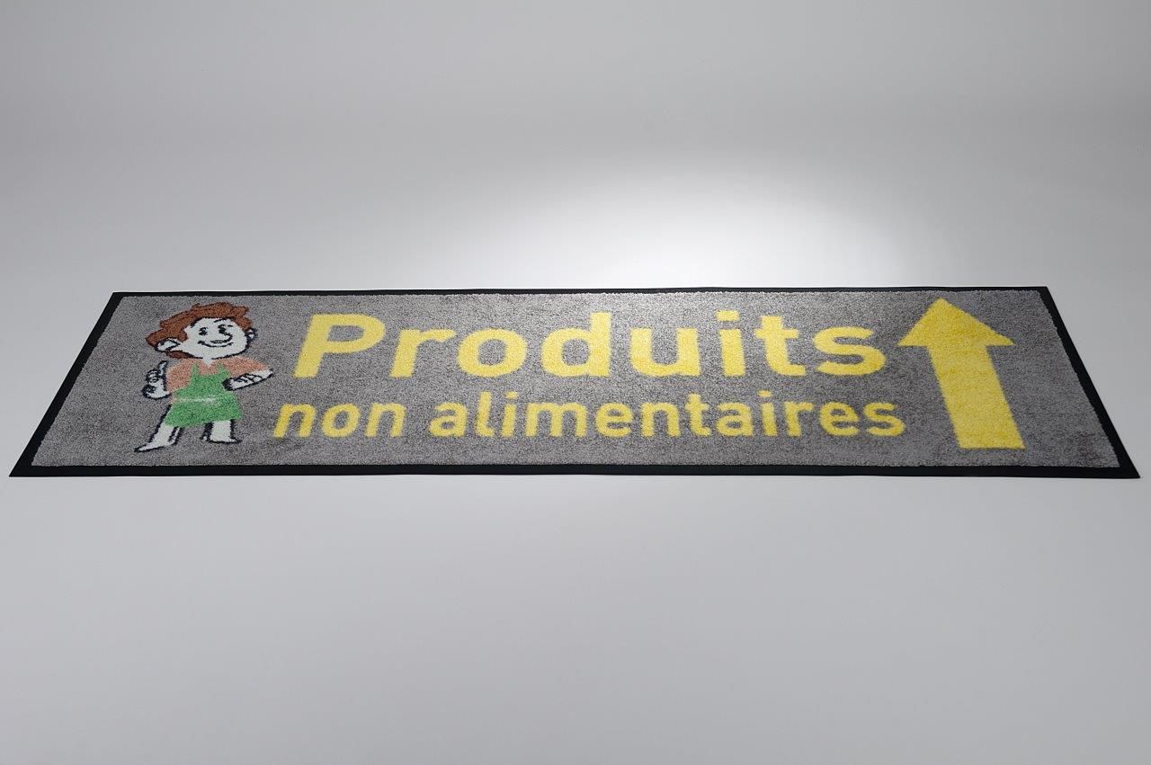 Tapis logo rond | Tapisdentree.fr